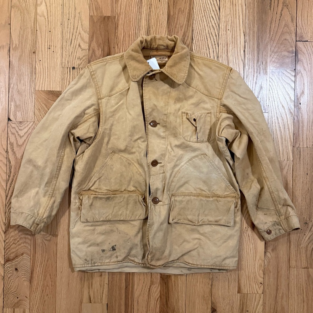 Vintage Sportclad Hunting Jacket In Beige - Gem